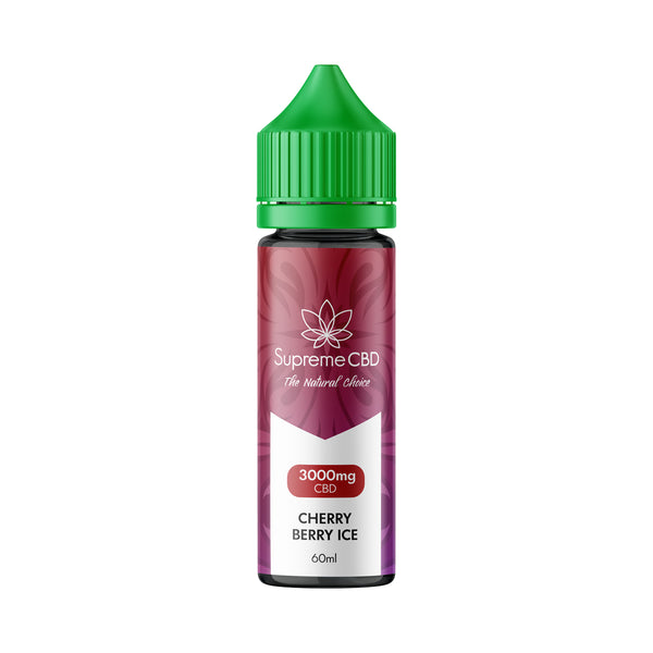 Cherry Berry Ice E Liquid & Vape Juice 60ml (3000mg) – SupremeCBD